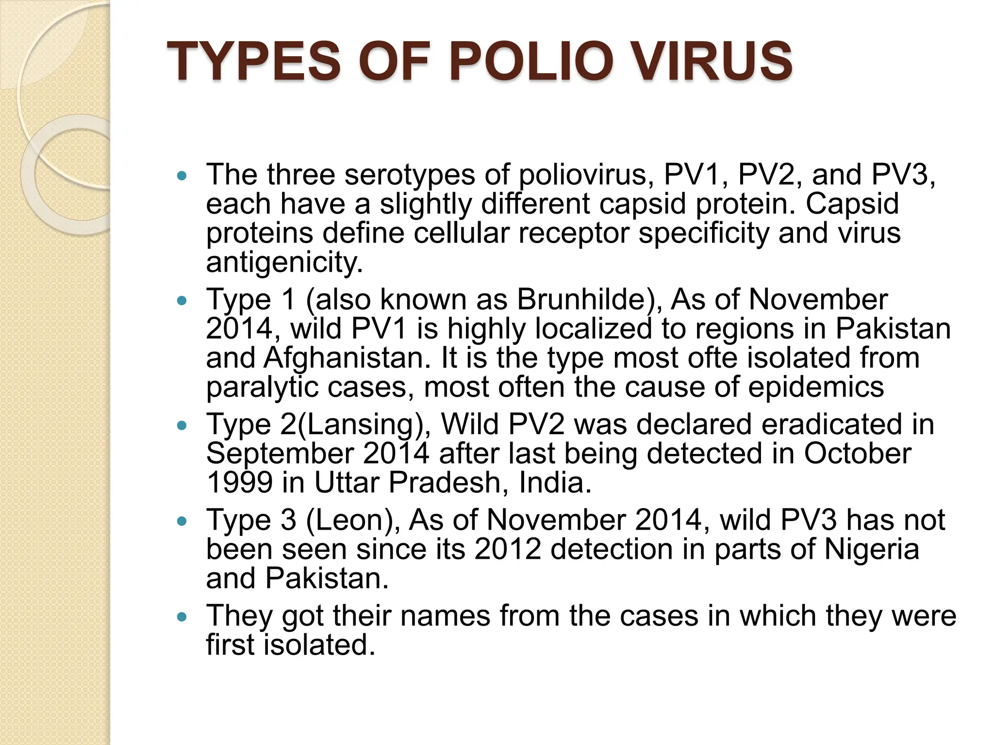 Polio viruses and polio immunisation ppt by Dr Prince C P | PPTX