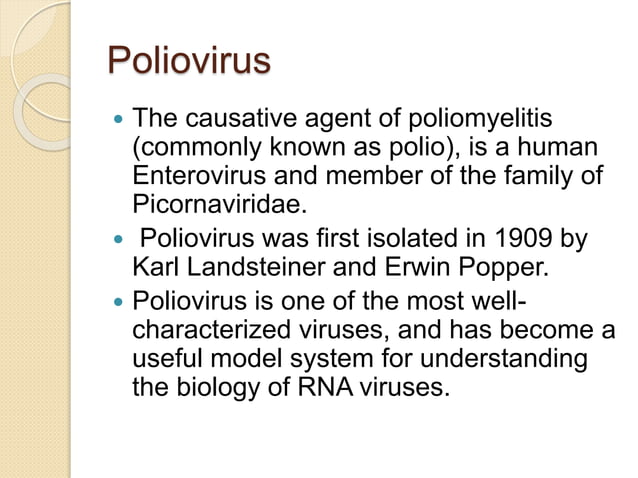 Polio viruses and polio immunisation ppt by Dr Prince C P | PPTX