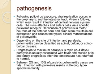 Polio viruses and polio immunisation ppt by Dr Prince C P | PPTX