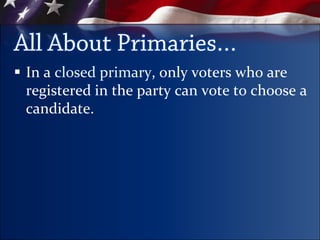 Primaries and Elections | PDF