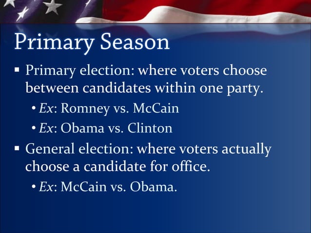 Primaries and Elections | PDF | Elections | Politics