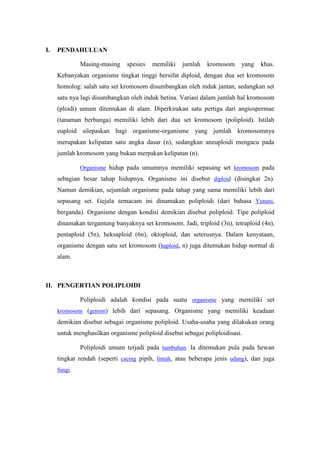 Poliploidi 1.1 | PDF