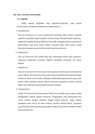 Poliploidi 1.1 | PDF