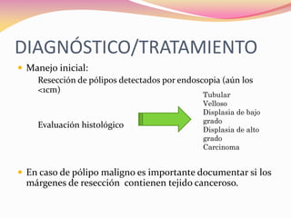Polipos colorrectales | PDF