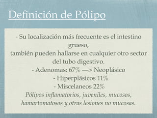 Pólipos de Colon y Recto | PDF