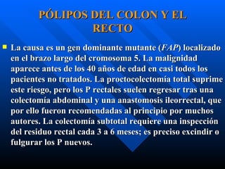 Polipos de colon y recto cancer colorectal | PPT