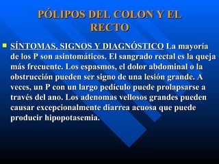 Polipos de colon y recto cancer colorectal | PPT