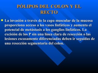 Polipos de colon y recto cancer colorectal | PPT