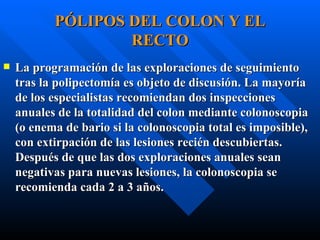 Polipos de colon y recto cancer colorectal | PPT