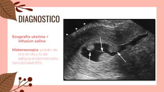 Polipos endometriales e hiperplasia | PPTX