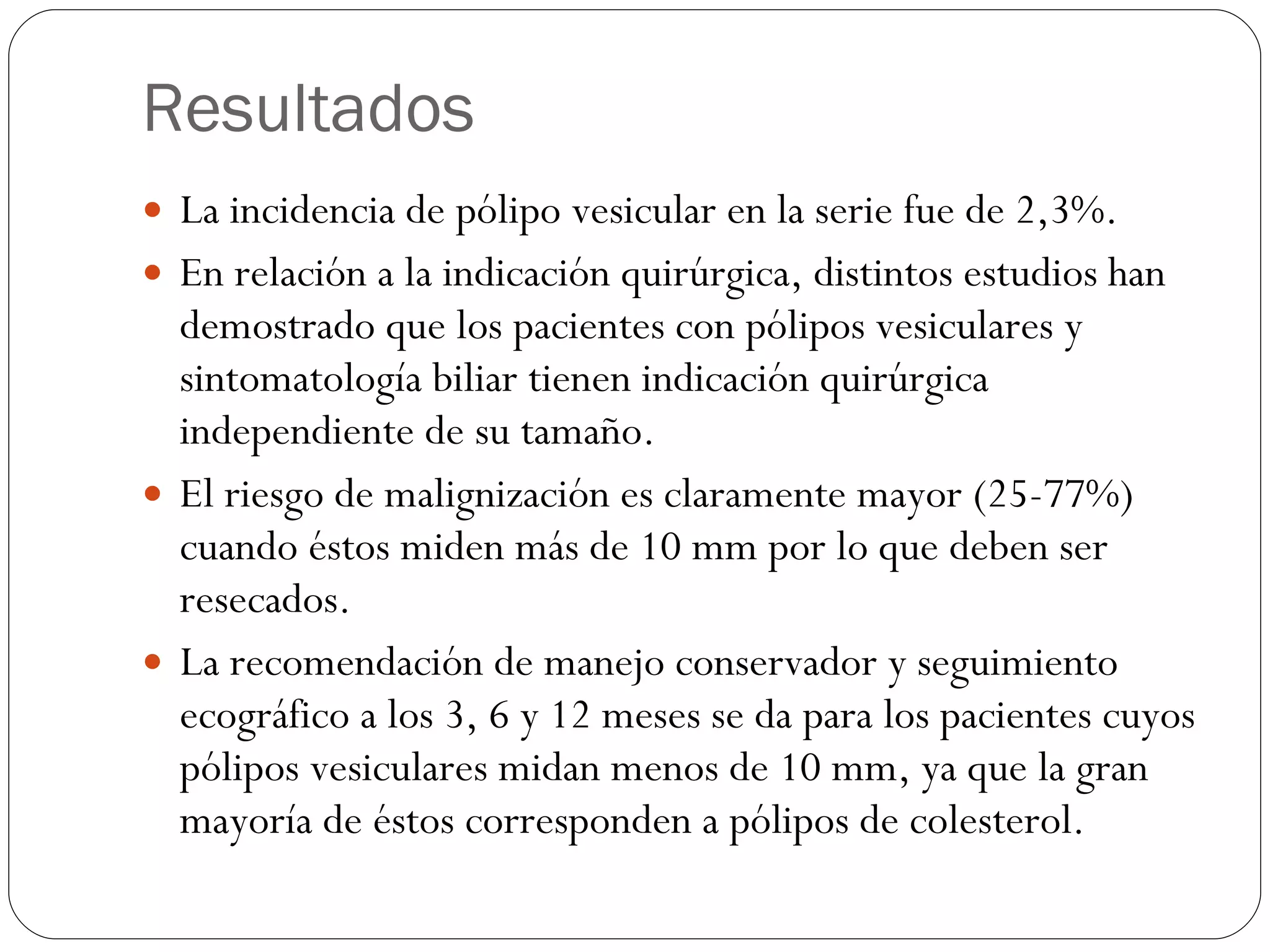 Polipos vesiculares clase | PPT