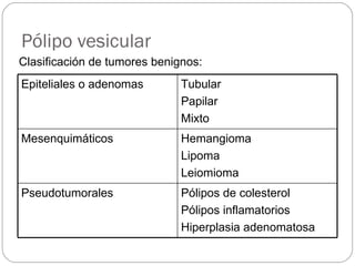 Polipos vesiculares clase | PPT