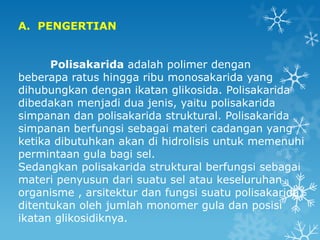 Polisakarida | PPTX