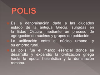 Polis griegas | PPTX