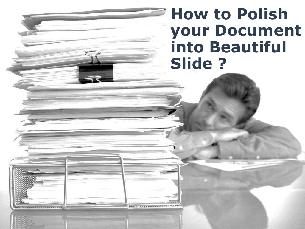 How to Make Ugly Slides Beautiful