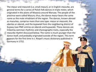 Polish Dances Mazur | PPSX