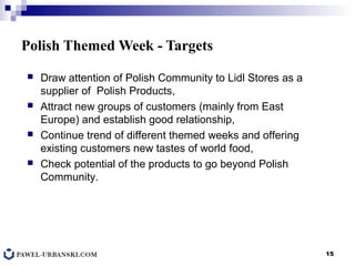 Polish Food Campaign for Lidl UK | PPT