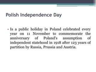 Polish independence day | PPT