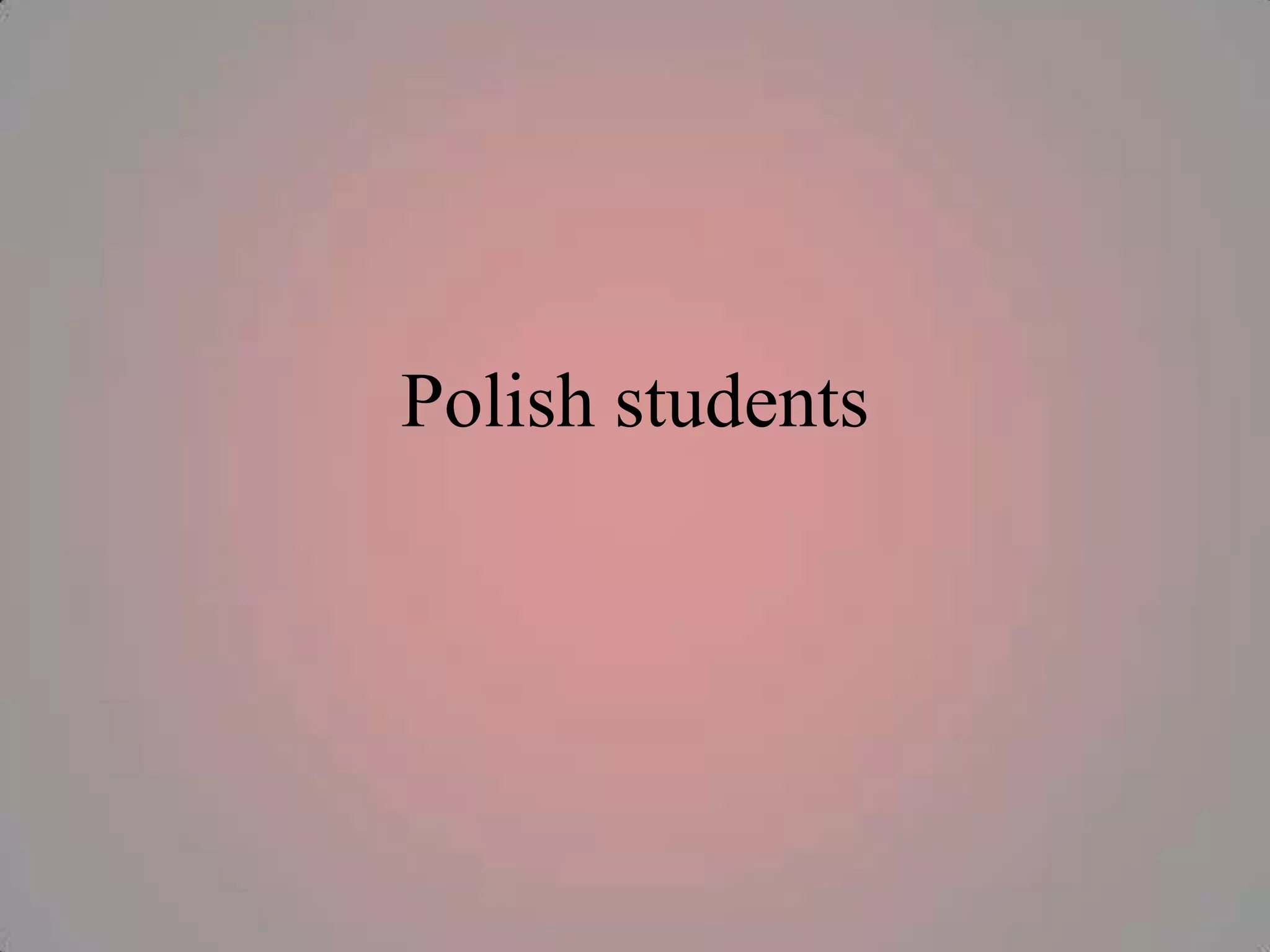 Polish introduction | PPTX