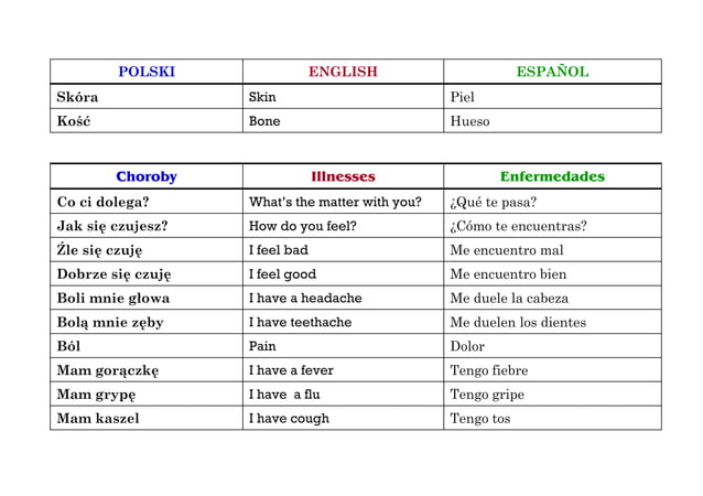 Polish language lessons lekcja 6b | PDF