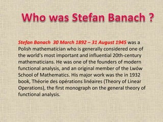 Polish Mathematicians by Kinga Gruca 2d | PPTX