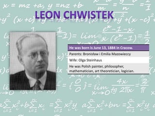Polish Mathematicians Weronika Broda kl.2b