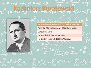 Polish Mathematicians Weronika Broda kl.2b