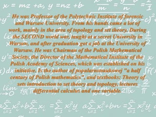 Polish Mathematicians Weronika Broda kl.2b