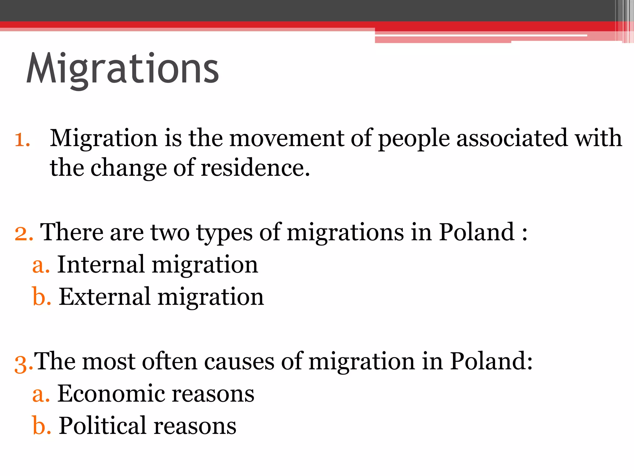 Polish migrations by Basia Sawicka | PPT