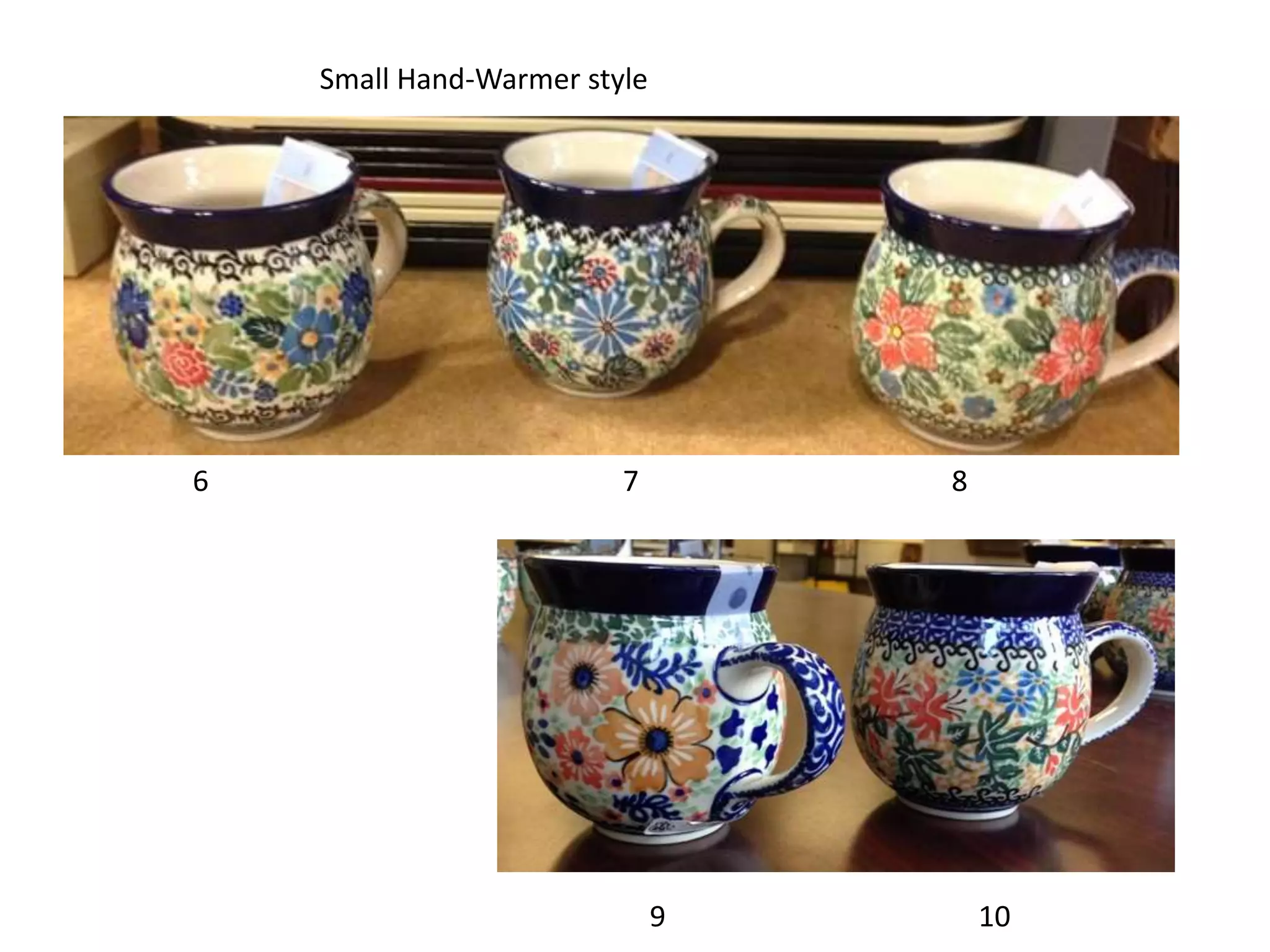 Polish pottery mugs | PPTX