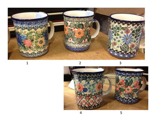 Polish pottery mugs | PPTX