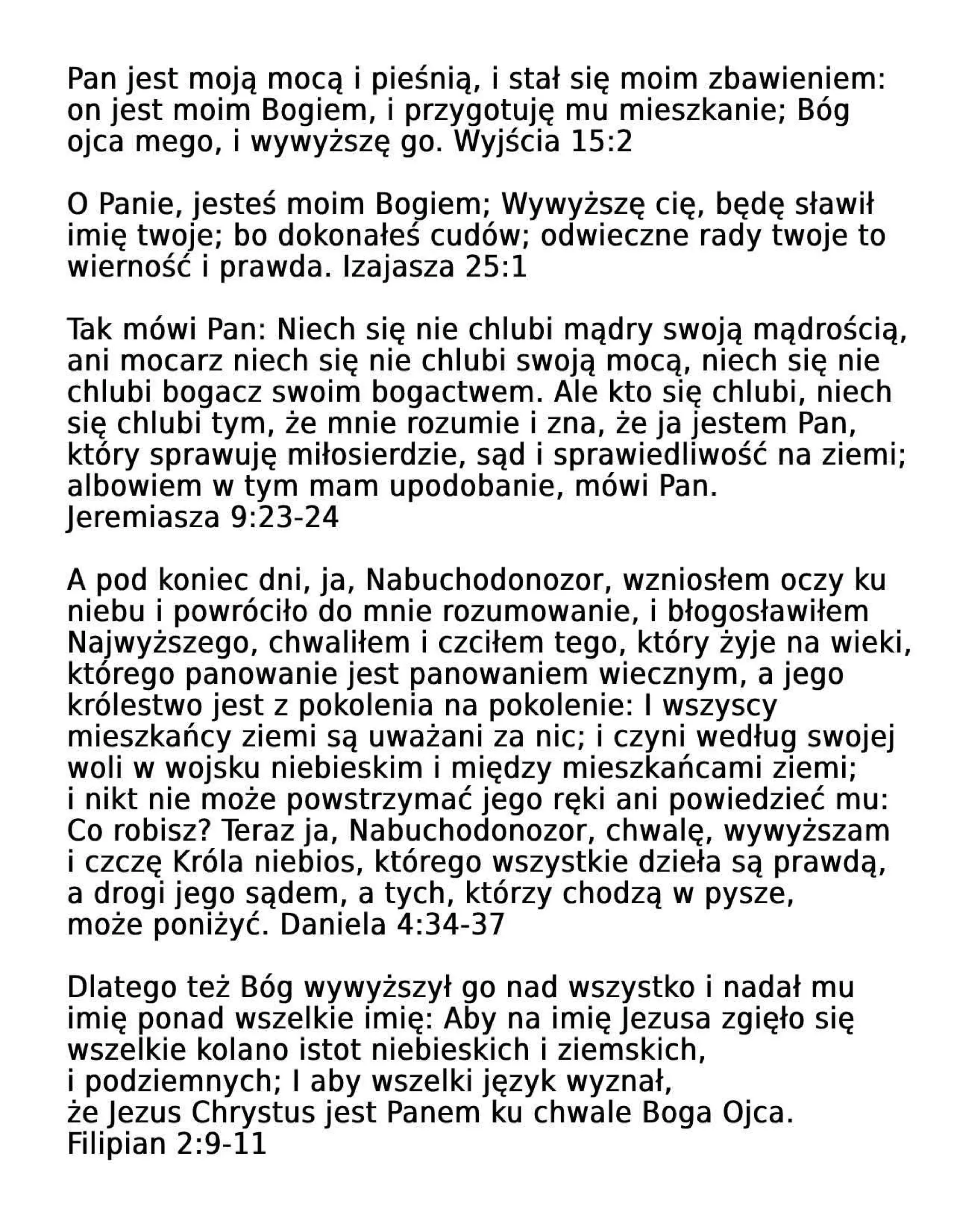 Polish Praise Worship Thanksgiving Tract | PDF