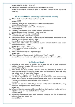 Polish questions for trivia persuit game | PDF