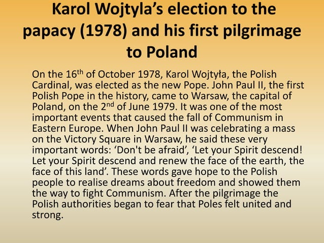 COLLAPSE OF COMMUNIST REGIME IN POLAND | PPT