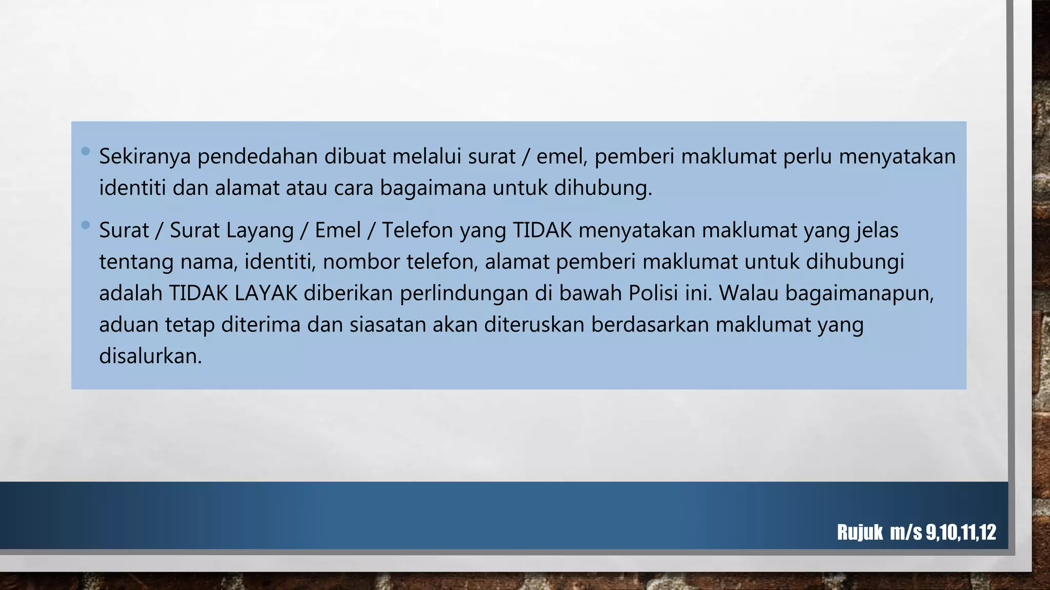 Polisi perlindungan pemberi maklumat.pptx