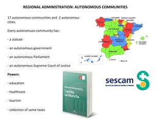 Political organization of Spain | PPT