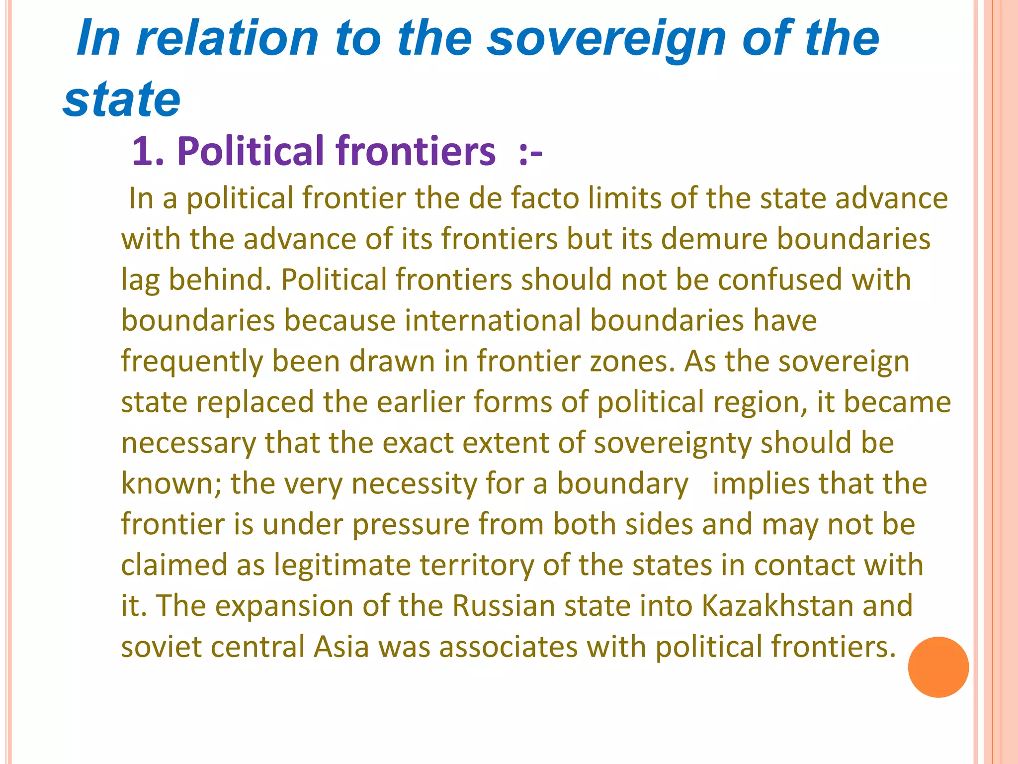 frontiers and boundaries | PPTX