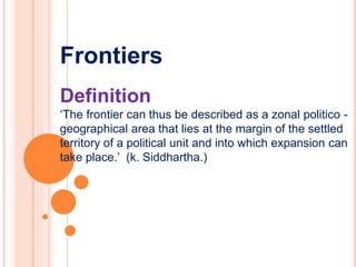 frontiers and boundaries | PPTX