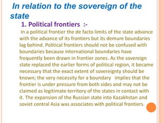 frontiers and boundaries | PPTX