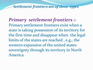 frontiers and boundaries | PPTX