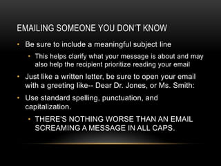 Polite email | PPT