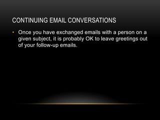 Polite email | PPT