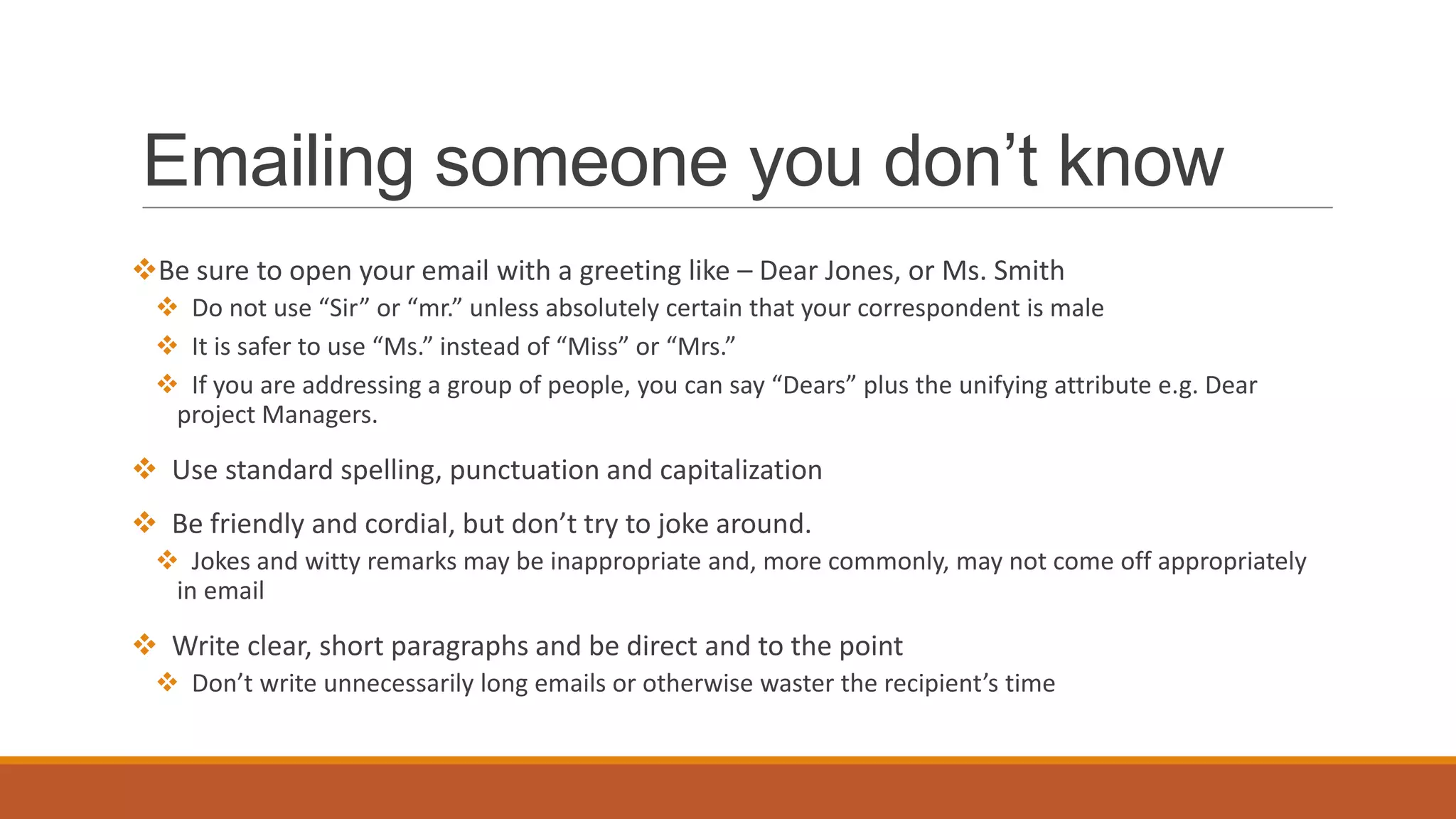 Polite emails | PPT