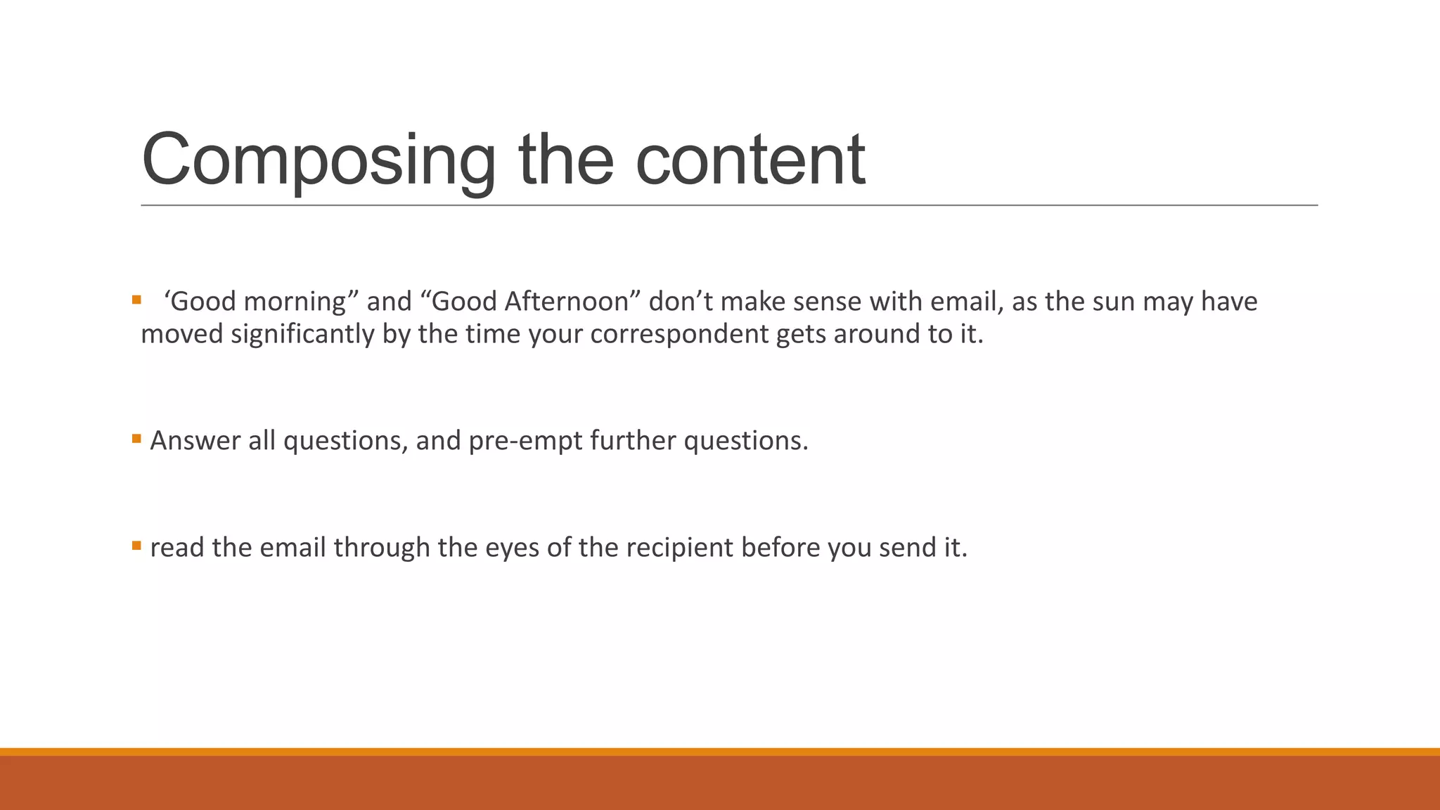 Polite emails | PPTX