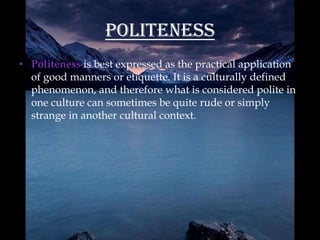 Politeness | PPTX