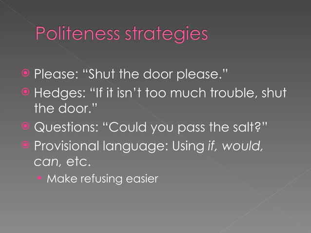 Politeness | PPT