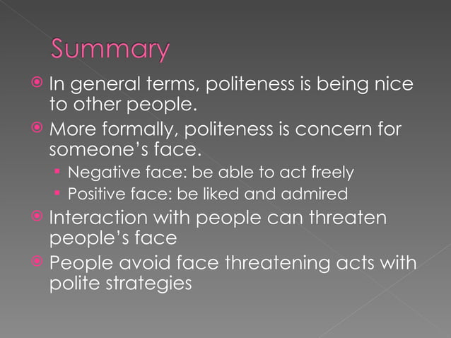 Politeness | PPT