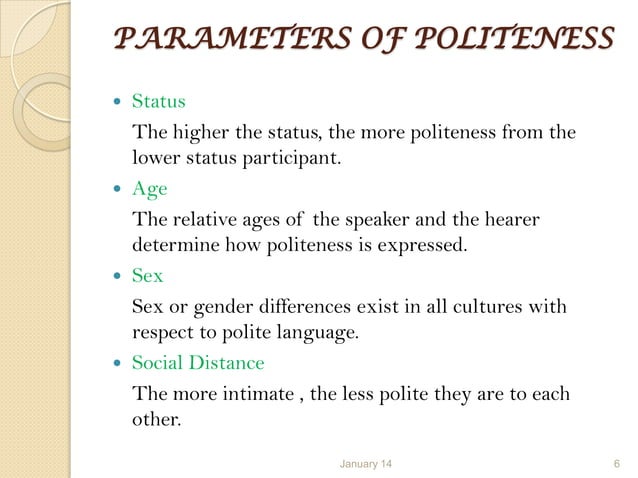 POLITENESS | PPTX