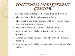 POLITENESS | PPTX