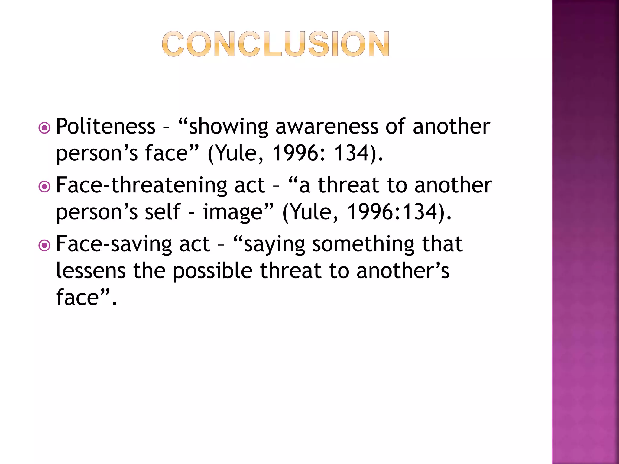 Politeness - Pragmatic | PPTX